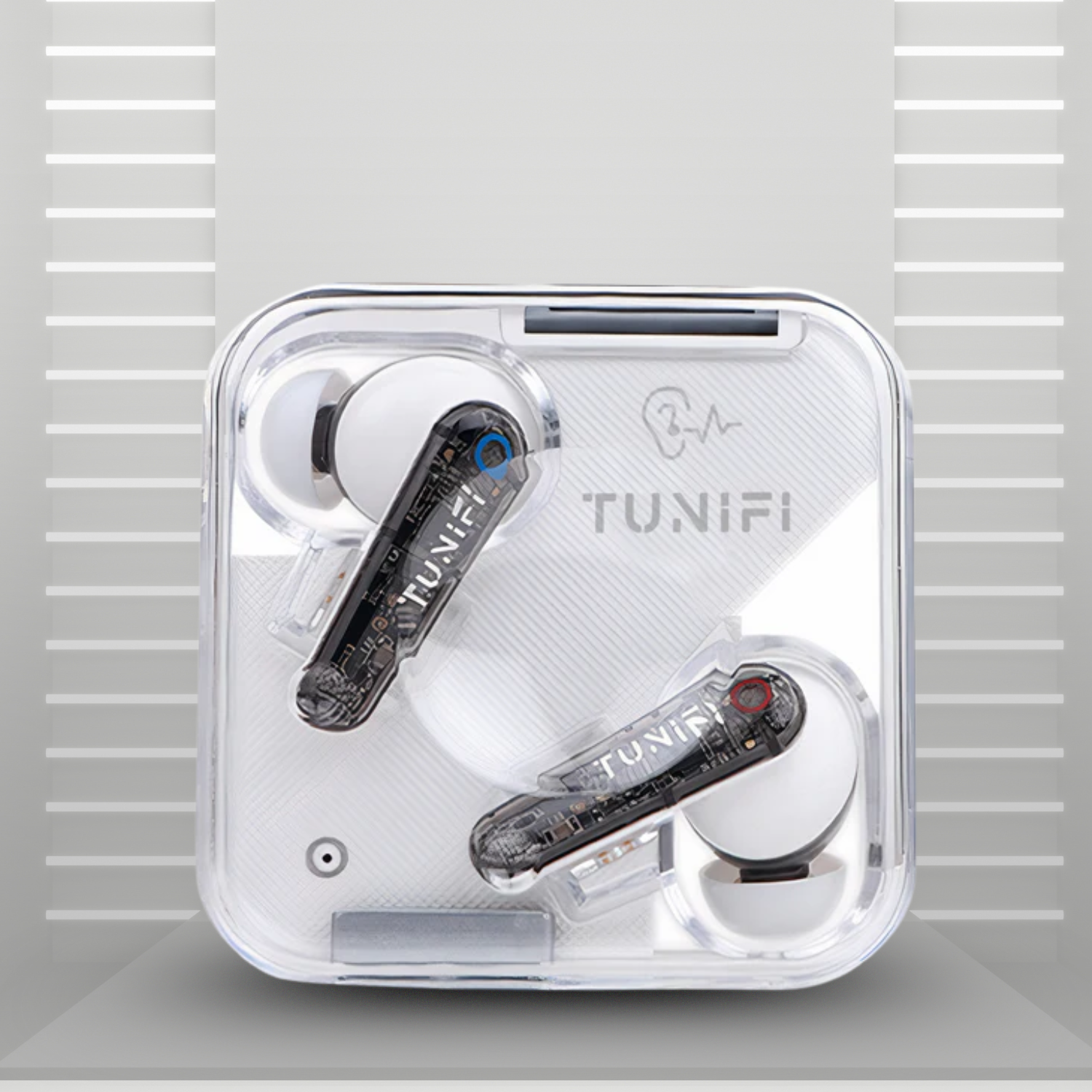 Shop Tunifi Immerse Transparent TWS – Wireless Noise Cancelling Earbuds